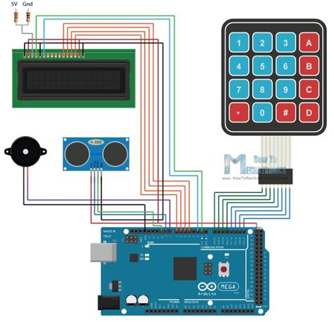 arduino alarm system circuit schematics wireless home security