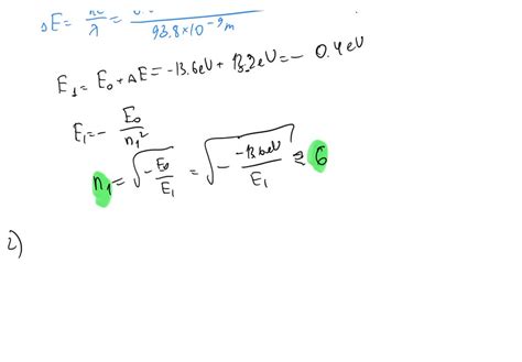 Solved A Hydrogen Atom In The Ground State Absorbs A Photon Of