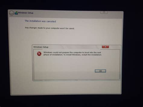 windows couldn t update the computer s bo… apple community