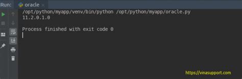 [python 3] hướng dẫn kết nối tới oracle database vinasupport