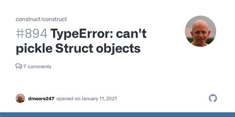 typeerror can t pickle struct objects · issue 894 · construct