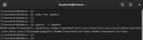 how to set custom path environment variable in linux