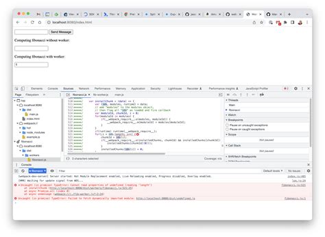 updating worker example to output esm async worker chunk fails to load