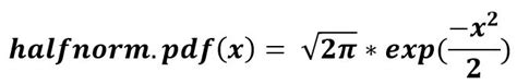 scipy stats halfnorm python geeksforgeeks