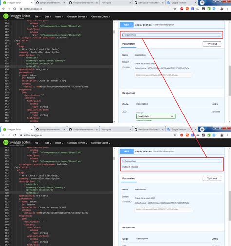c how to use html markup in the description attribute of swagger