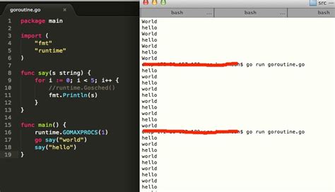concurrency same golang code different output why stack overflow