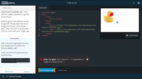 html glossary codecademy printable cards