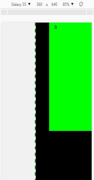 html i have absolute position inside relative div when