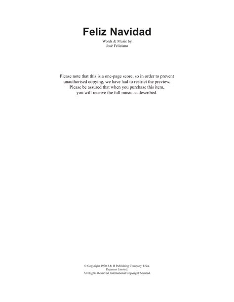 Feliz Navidad By Jose Feliciano Guitar Chords Lyrics Guitar Instructor
