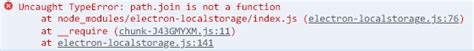 uncaught typeerror path join is not a function · issue 229