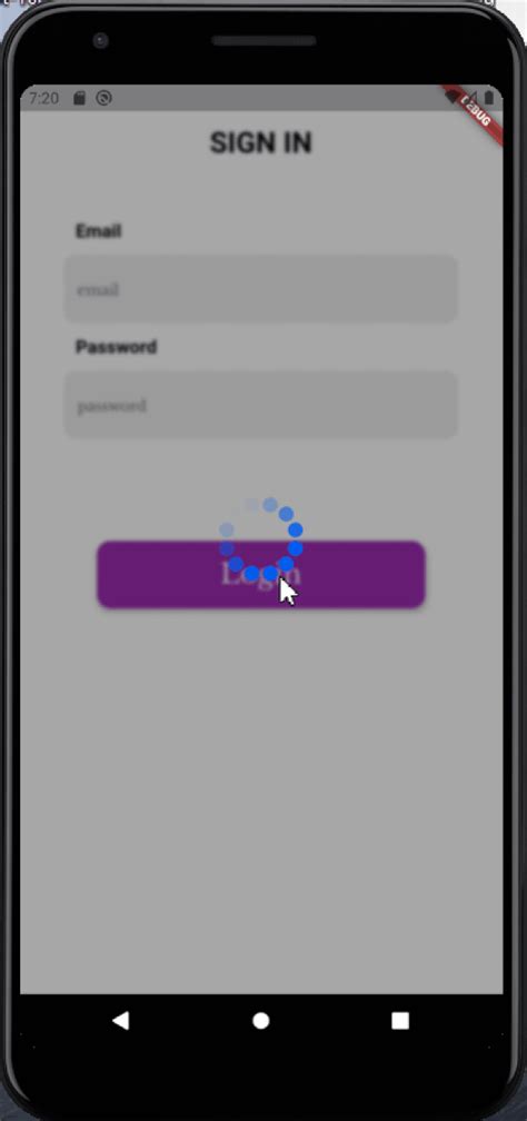 top flutter loading indicator progress indicator refresh indicator
