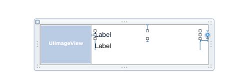 ios using autolayout in a tableview cell that should properly resize