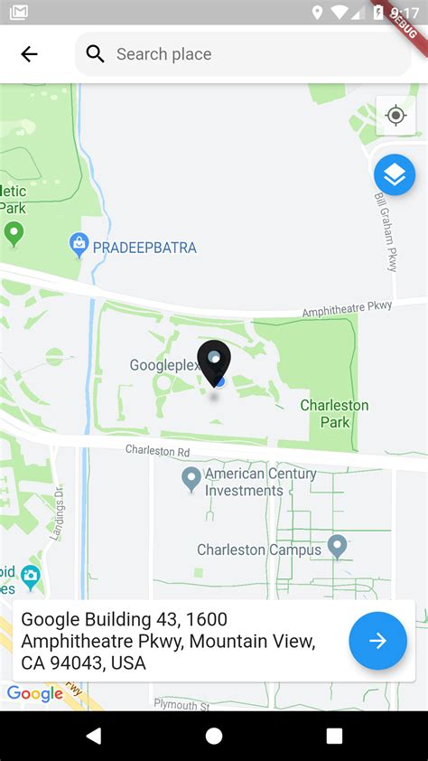 flutter map location picker fluttercore