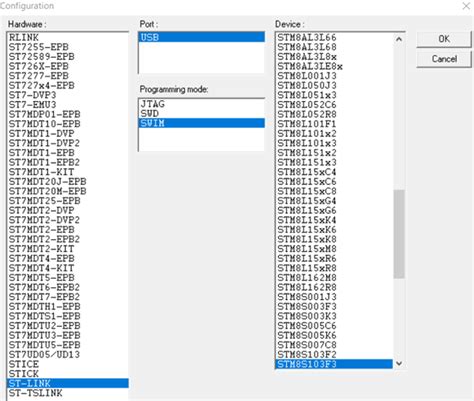 getting started with stm8s using stvd and cosmic c