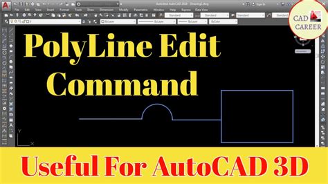 polyline edit command pedit command converting lines into polyline