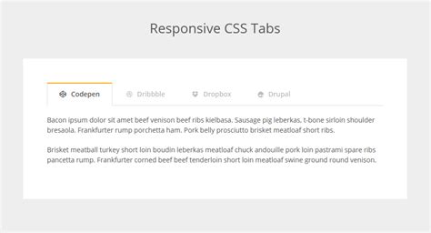 responsive css tabs fribly css html5 css3 css tutorial