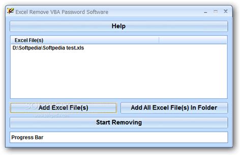 download excel remove vba password software 7 0