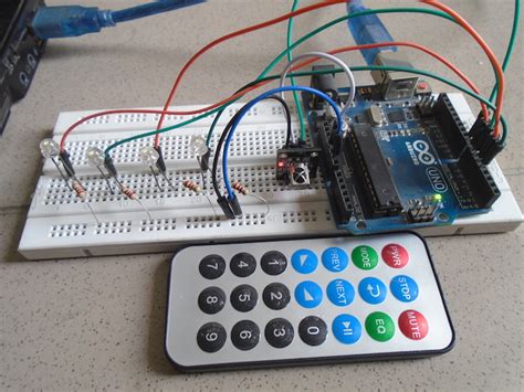 how to control leds with an arduino and ir sensor