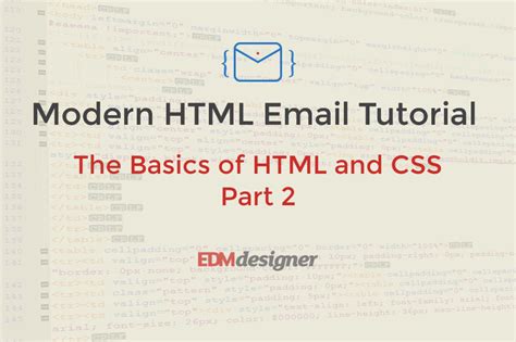 the basics of html and css part two