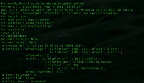 datavu parse json using python and store in mysql
