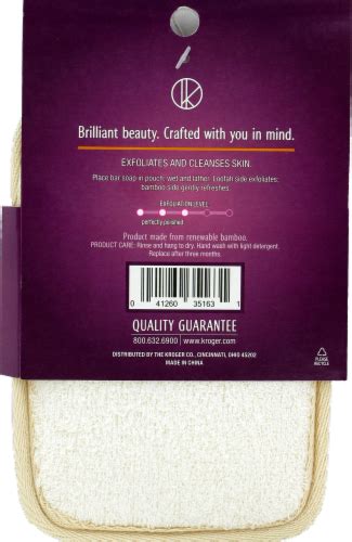 Kroger® Bamboo Loofah Soap Pouch 1 Ct Kroger