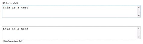 asp mvc3 limit count number of characters in textarea