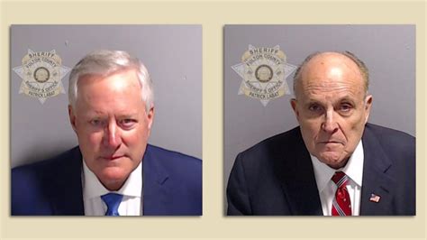 Full List When Trumps 18 Co Defendants Surrendered In Georgia