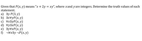 Solved Given That P X Y Means X 2y Xy′′ Where X And Y
