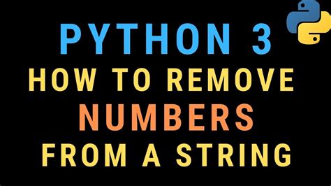 how to remove strip numbers from a string in python