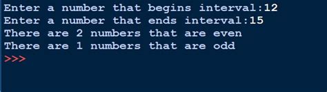 count even odd numbers in a range in python