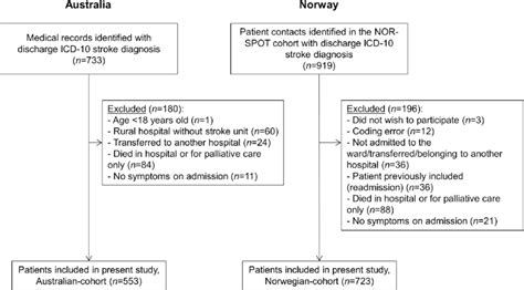 Inclusion Flowchart Icd 10 International Classification Of