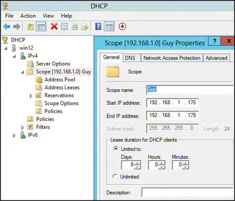 powershell dhcp scope windows server 2012 add dhcpserverv4scope