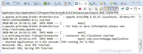 spring jms integration tutorial