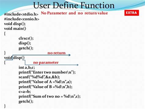c programming function