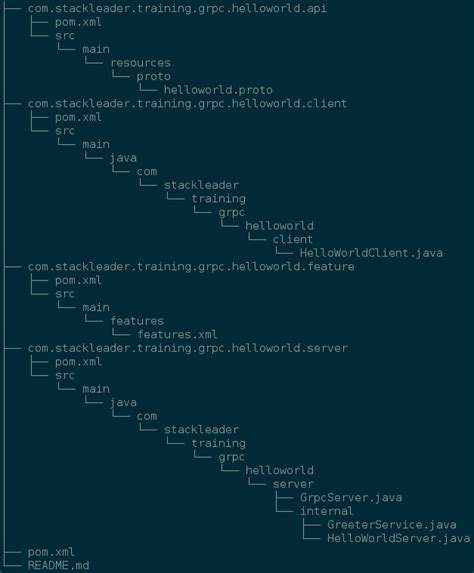 implementing grpc service and client