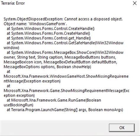 pc system objectdisposedexception cannot access a disposed object