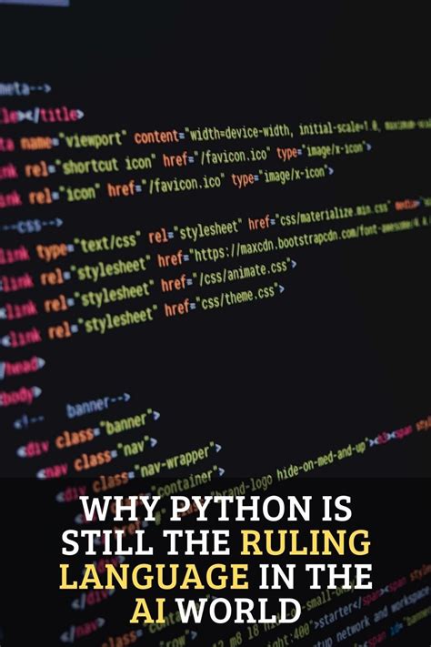 why python is still the ruling language in the ai world ai machine