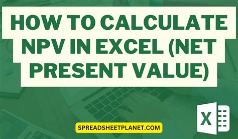 How To Calculate Npv In Excel Net Present Value