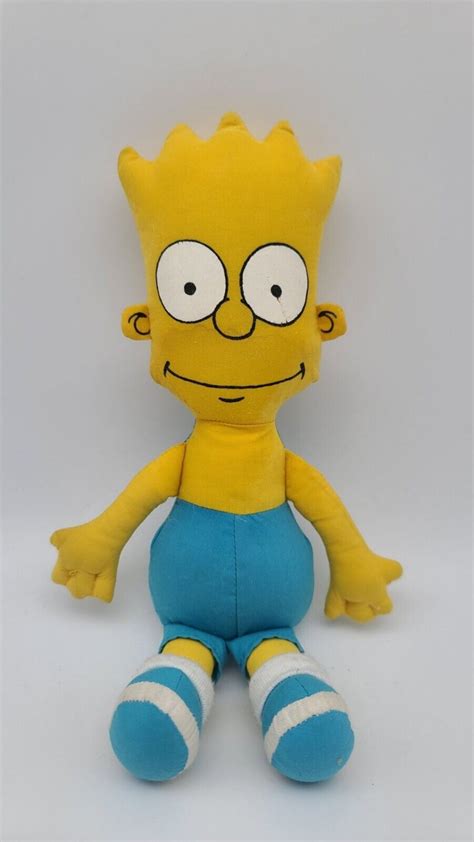 Vintage Bart Simpson 11 Plush Doll 1990 Matt Groening The Simpsons