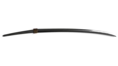 Naked Japanese Samurai Sword 3d Model Cgtrader