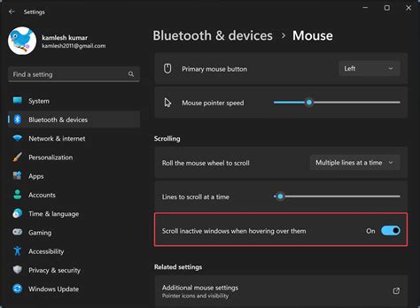 how to turn on or off inactive scrolling in windows 11 gear up windows