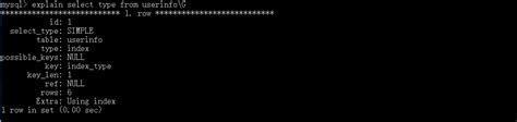 mysql explain解析一 extra中的using index，using where，using index condition