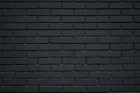 Wallpaper Bata Dinding Tekstur Hitam Hd Layar Lebar Definisi