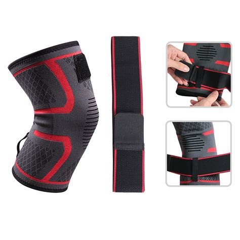 Kaload 1pc Sports Kneepad Men Pressurized Elastic Bandage Knee Pads