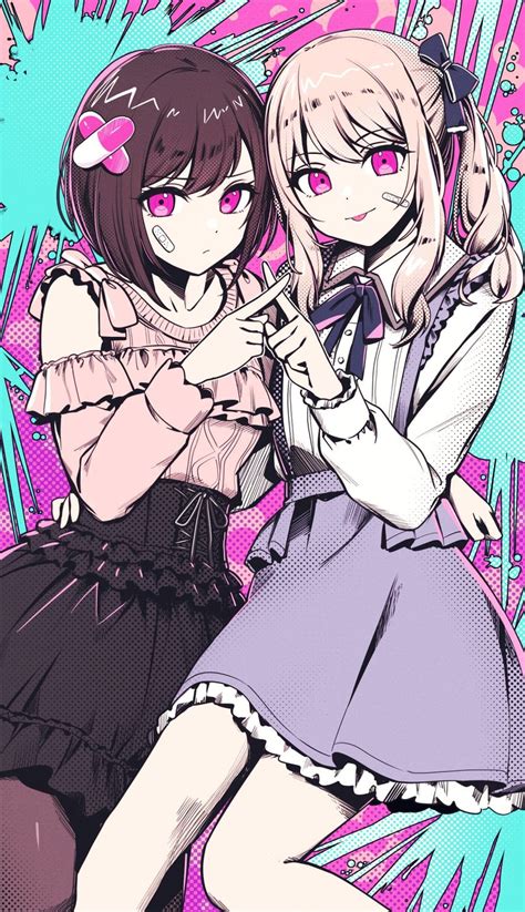 Shinonome Ena And Akiyama Mizuki Project Sekai And 1 More Drawn By