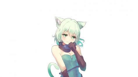 Drawing Illustration Nekomimi Anime Anime Girls Cat Girl Line Art