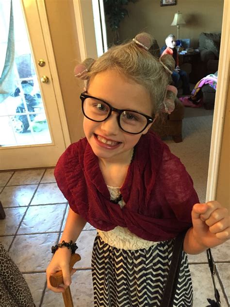 The 100th Day Of School Dressed Up Like An Old Lady Old Lady
