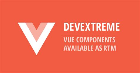 devextreme for vue 70 ui and data visualization vue components