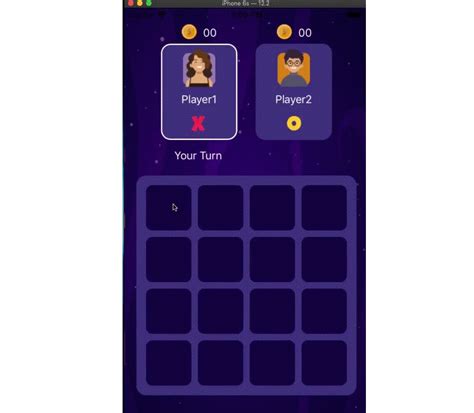 a tic tac toe game with of variable grid size developed in swift