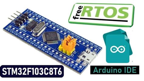 how to use freertos for stm32f103c8 in arduino ide